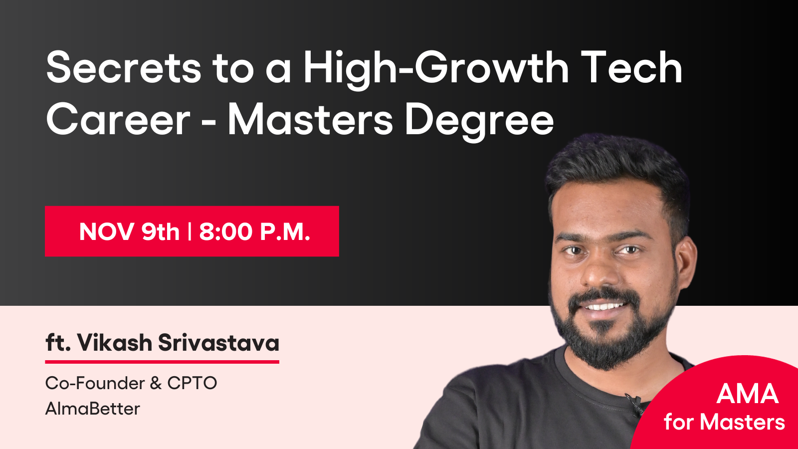 Secrets to a High-Growth Tech Career - Masters degree